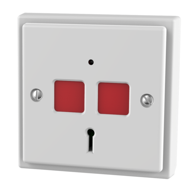 CQR Push Button, Panic Button - Stainless Steel or White Plastic