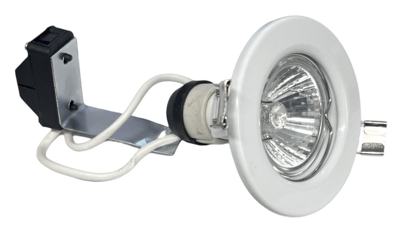 Micromark Fixed Downlight, GU10 Fitting, Bulb Included, Multiple Colours