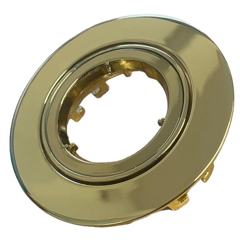 Robus Dichroic Halogen Directional Downlight, Twist and Lock Bezel, Brass