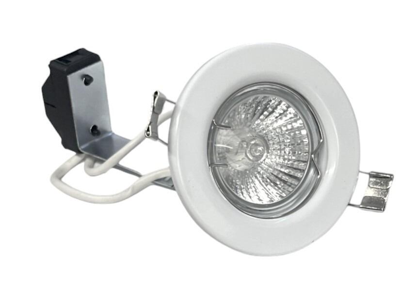 Micromark Fixed Downlight, GU10 Fitting, Bulb Included, Multiple Colours
