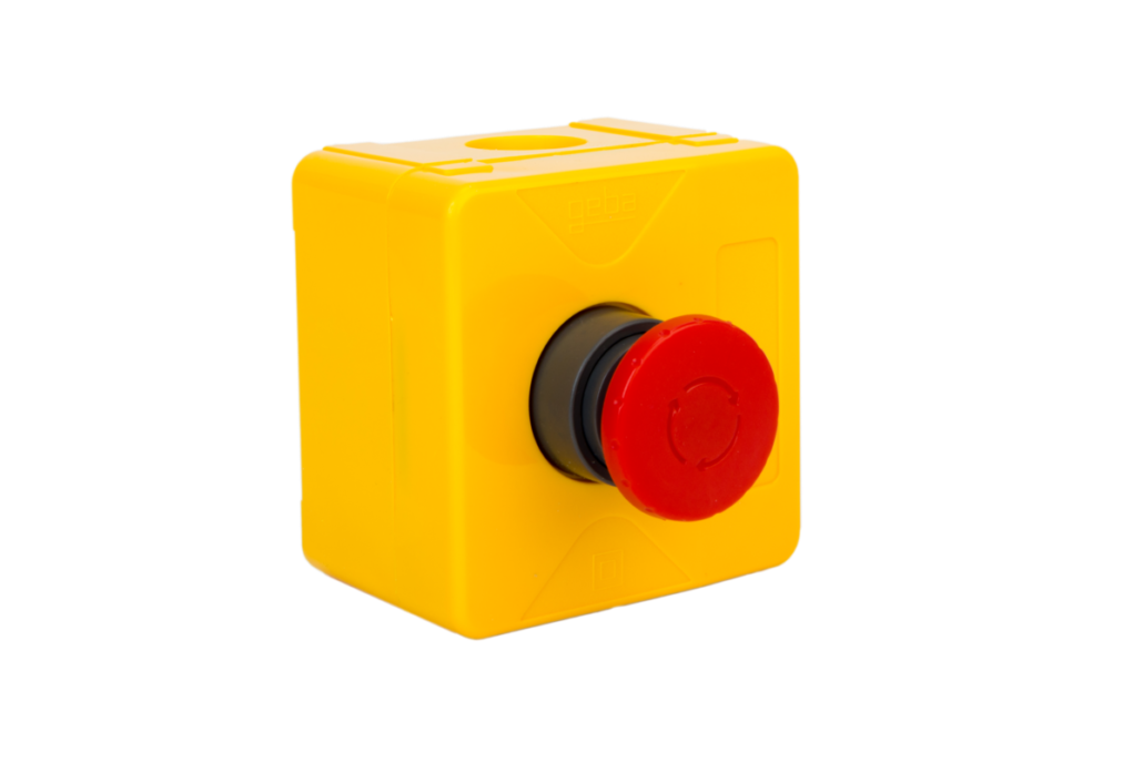 1 Way Push Button c/w Latching Stop - For Roller Shutters/ Sectional ...