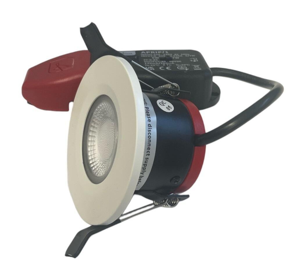 Ansell Prism Pro Fire Rated CCT Dual Wattage Downlight