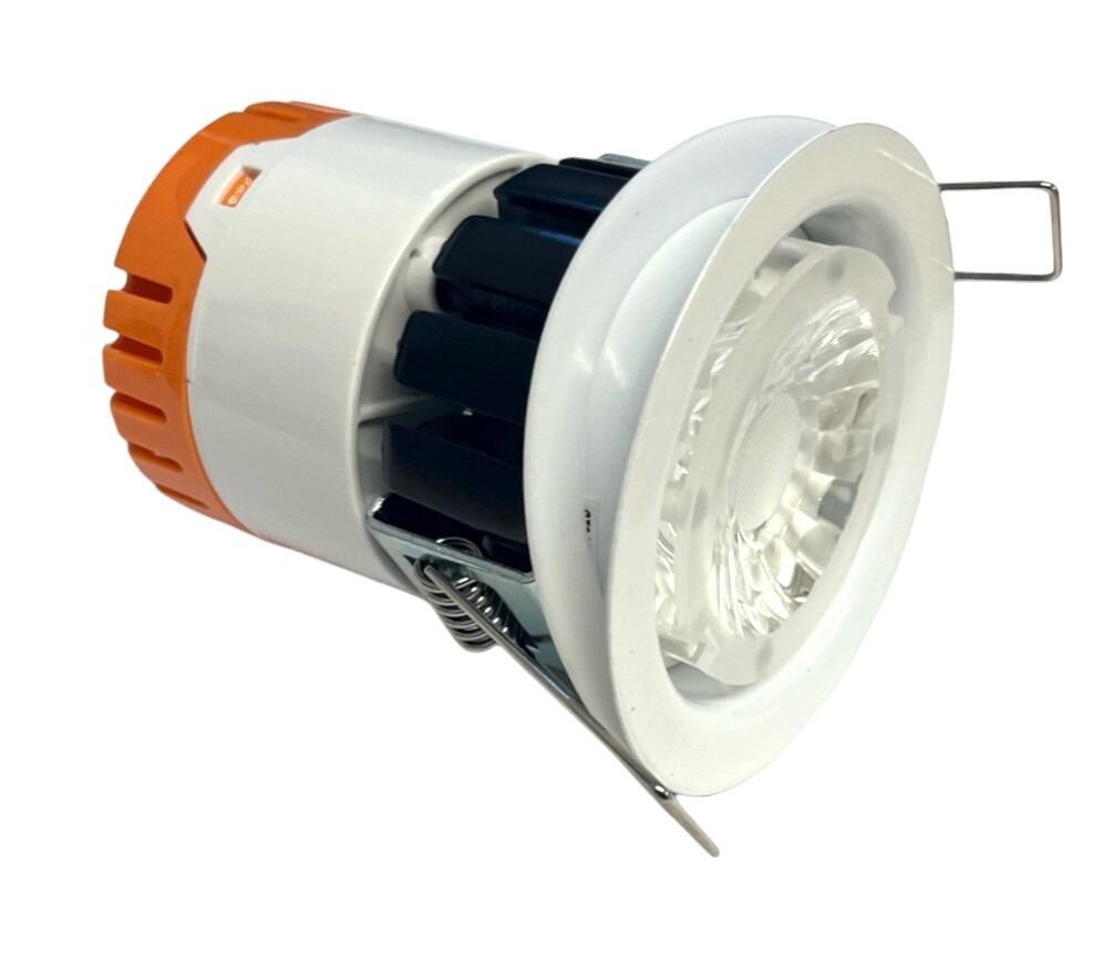 Aurora Enlite E8 Fire-Rated IP65 Downlight, 8W, Dimmable, Available in Different Lamp Colours
