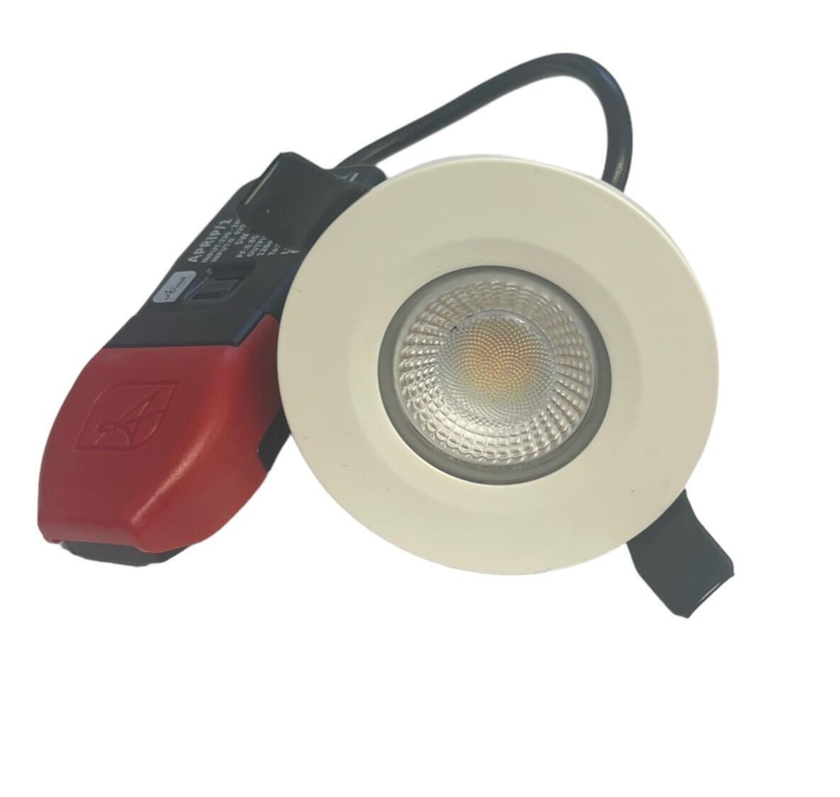 Ansell Prism Pro Fire Rated CCT Dual Wattage Downlight