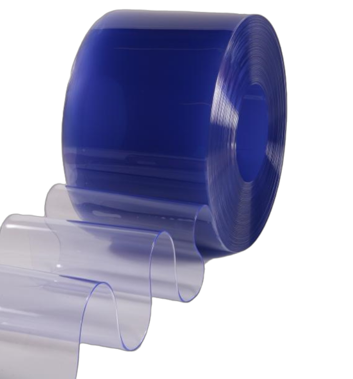 400mm PVC Full Roll Clear Blue E-Spec 200 ( +50c to -15c )