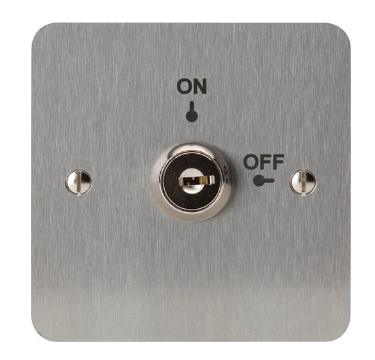3E Security Keyswitch, Maintained Contact with 2 X A126 Key, Single ...