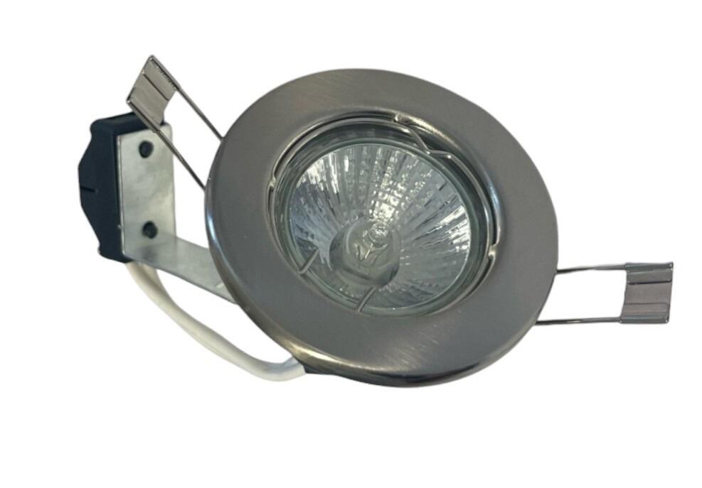 Red Arrow Fixed Downlight, GU10, Satin Chrome