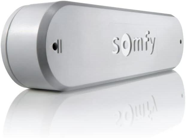 Somfy Eolis 3D RTS Wirefree Vibration wind sensor white wnings ...