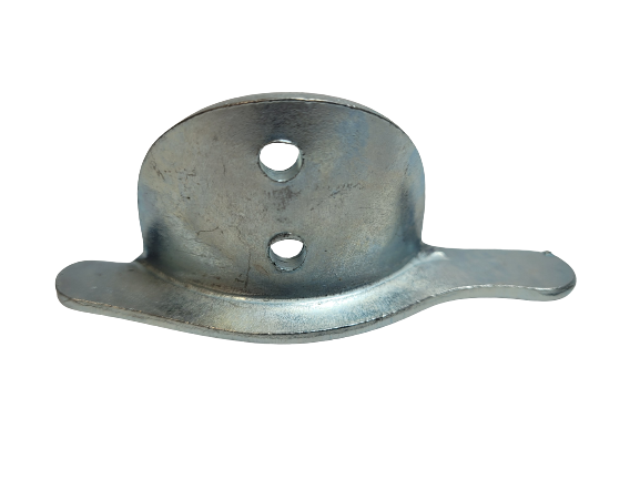 Pressed Steel Endlocks - 3" curved steel lath