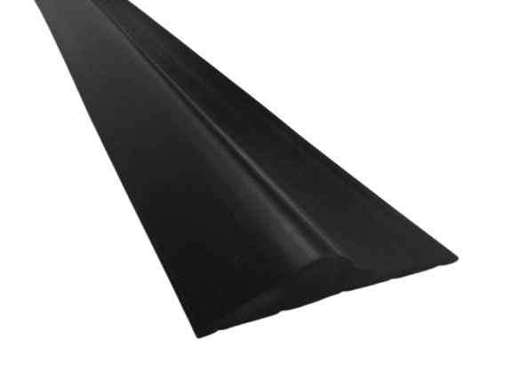 15mm Black Rubber Threshold Seal per Metre, Garage Doors, Roller ...