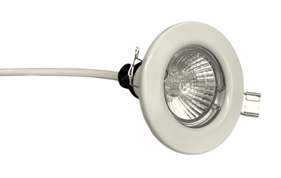 Micromark Fixed Downlight, GU10 Fitting, Bulb Included, Multiple Colours