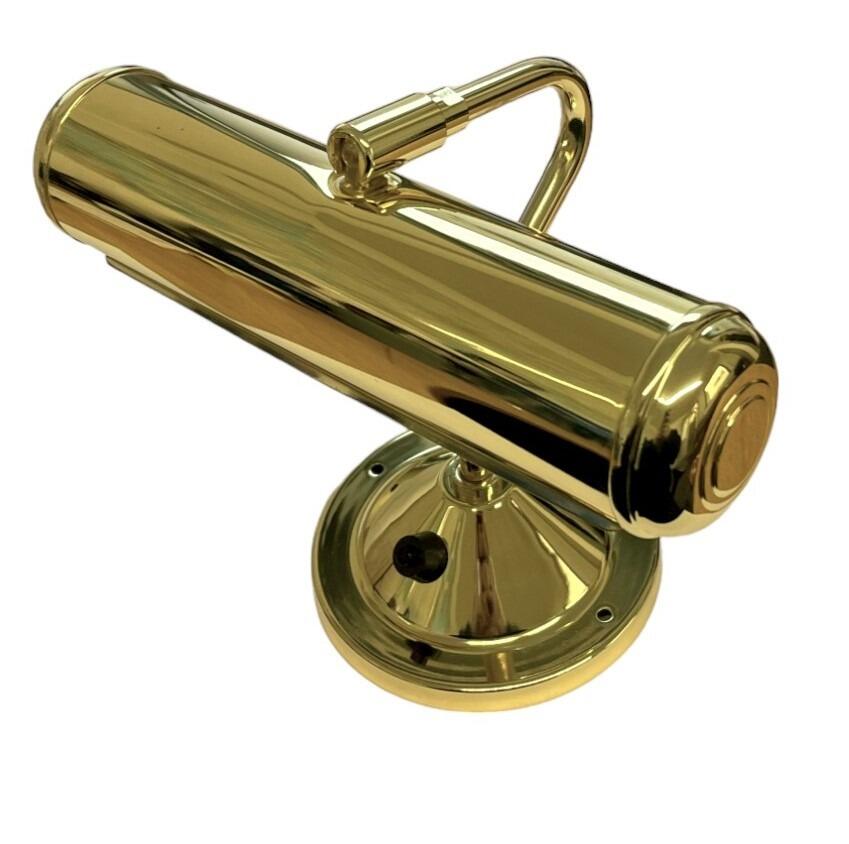 Micromark Single Picture Light, Adjustable, Solid Brass