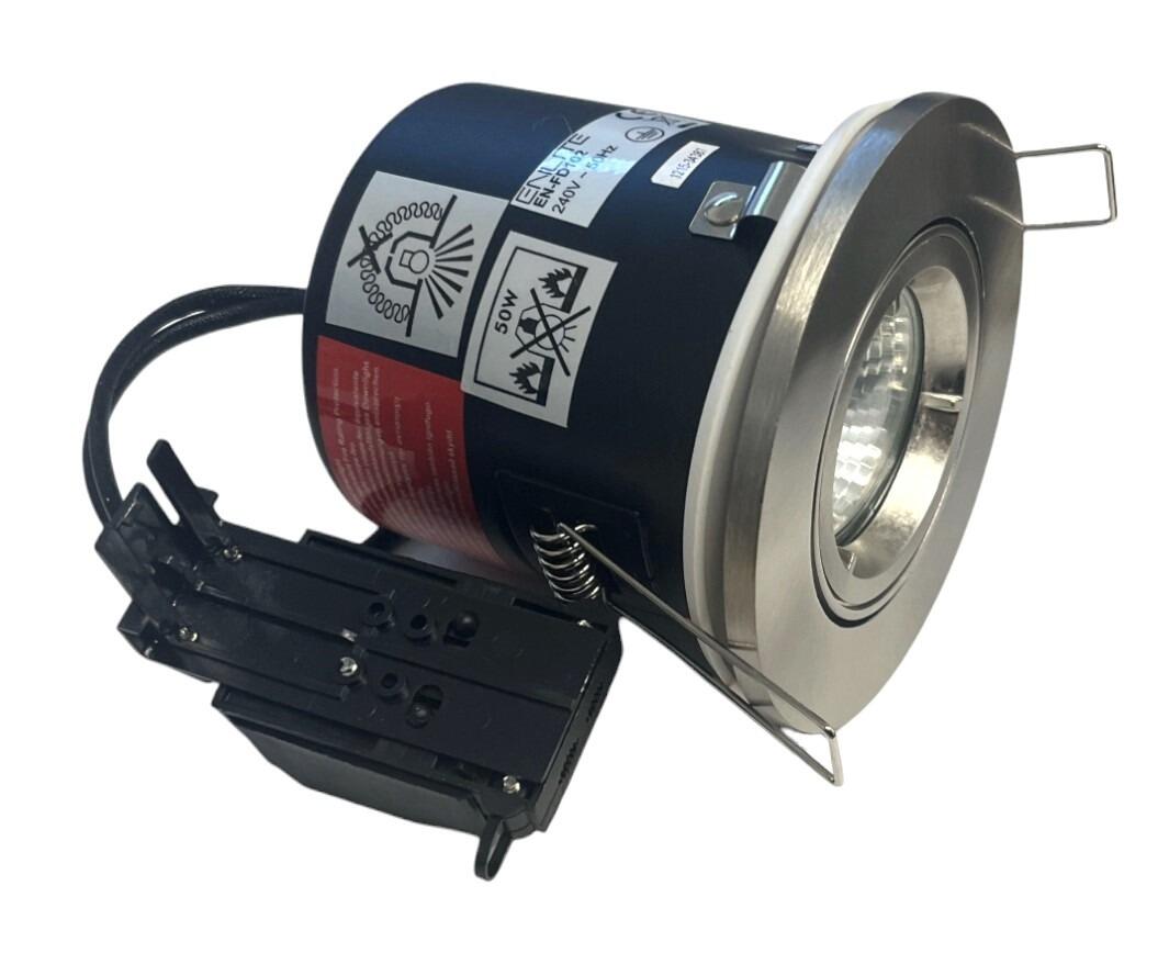 Aurora Enlite GU10 Adjustable Fire Rated Downlight, Available in Multiple