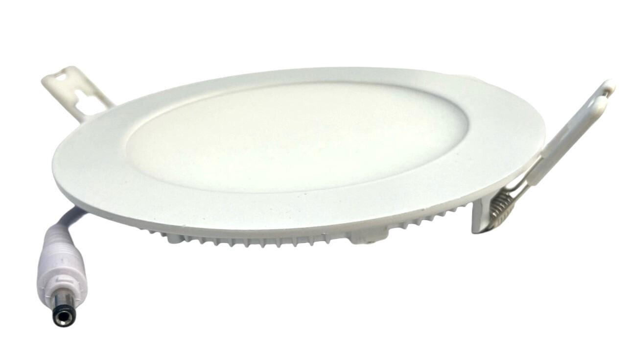 Aurora Slim-Fit Matt White Edge-Lit Low Profile Downlight, Cool White