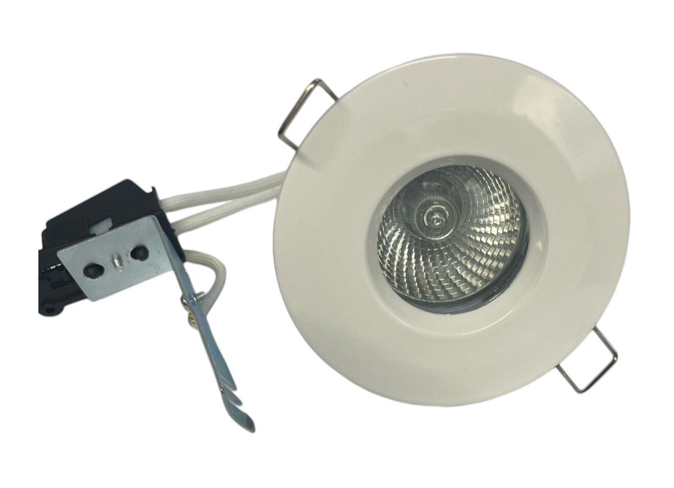 Ansell White GU10 IP65 Bathroom Downlight