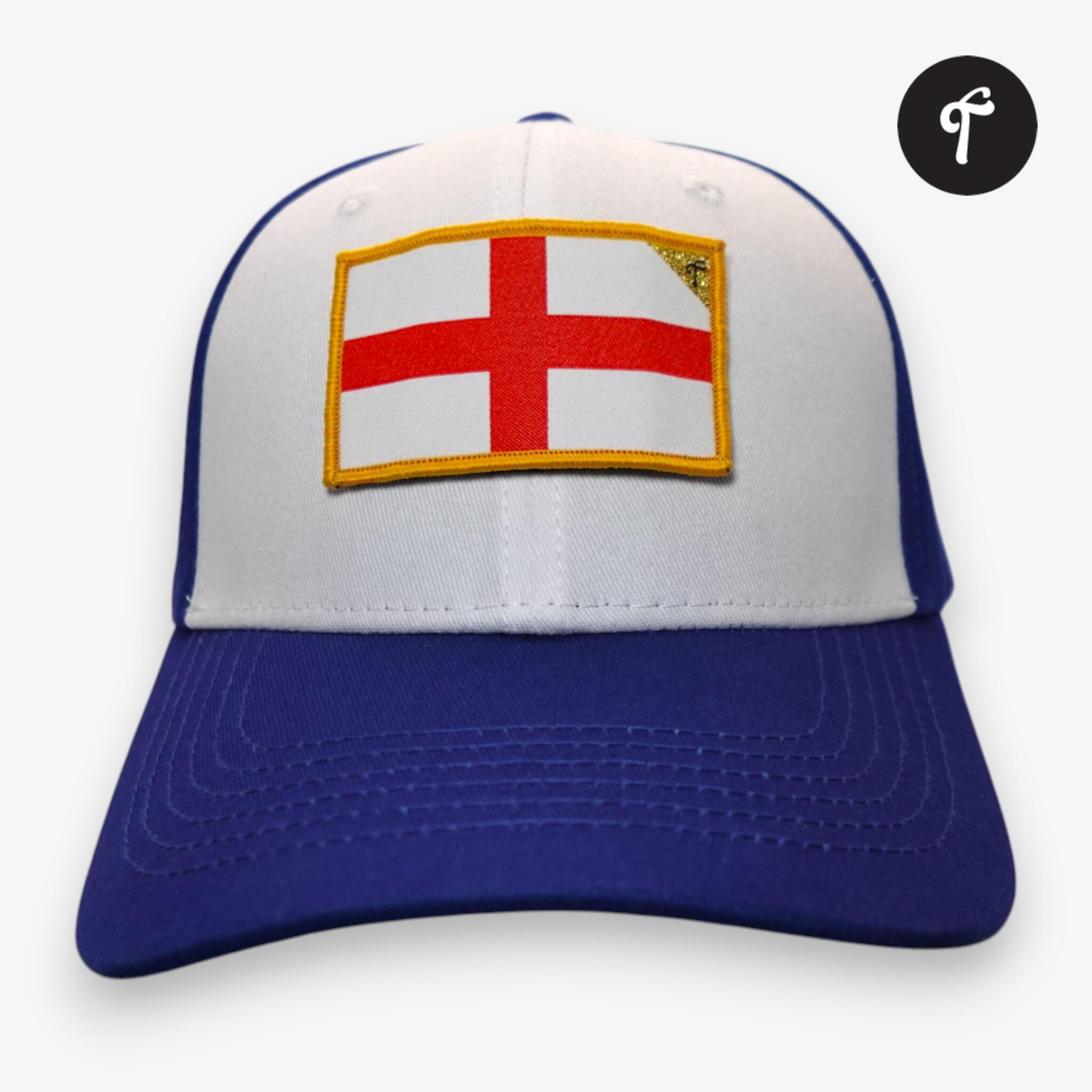 Baseball Cap with England Flag Patch