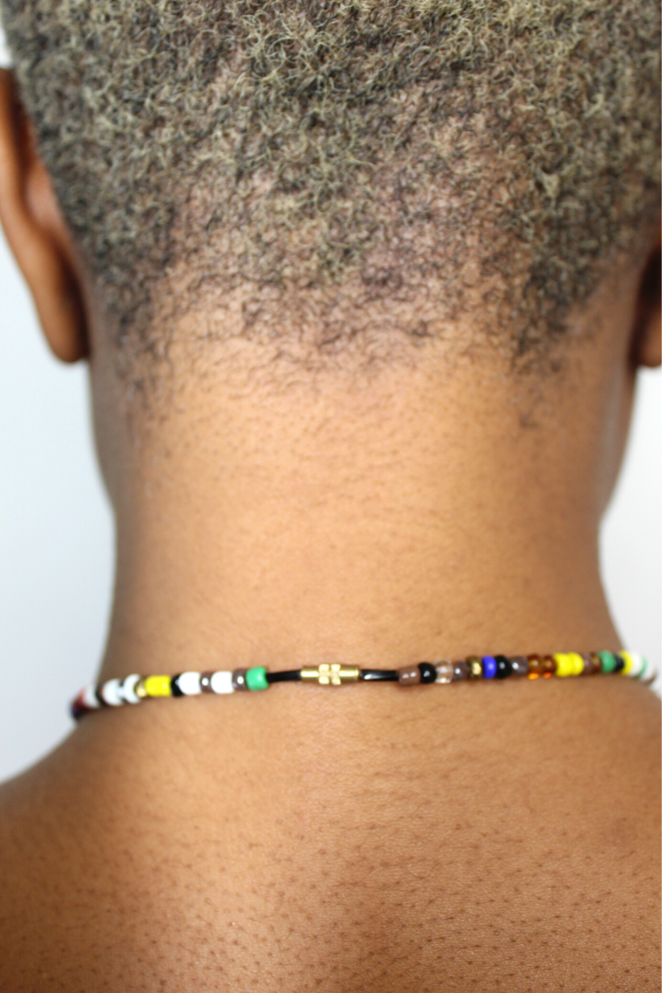 Ghana Statement Necklace Handmade Jewellery - Dark Brown - 62cm