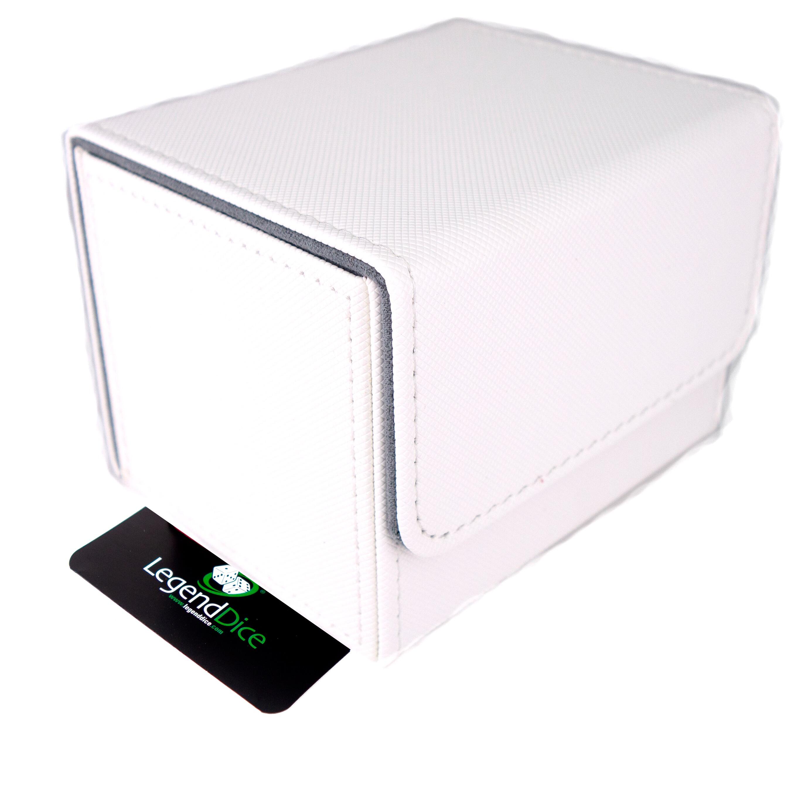 Deck Box - Standard Size Cards Side load 100 Card - White