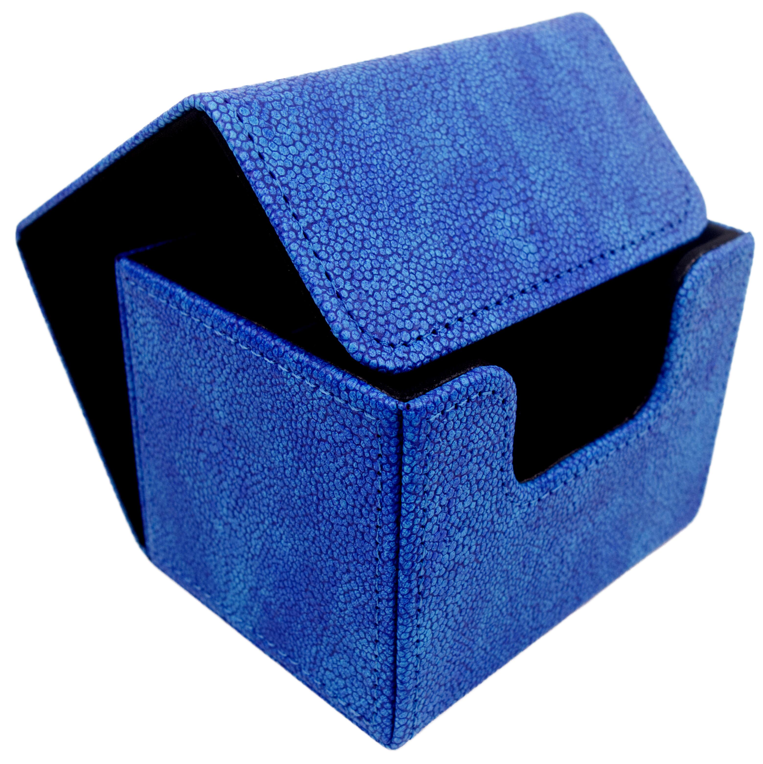 Deck Box - Side Load 100+ Card - Scale Blue