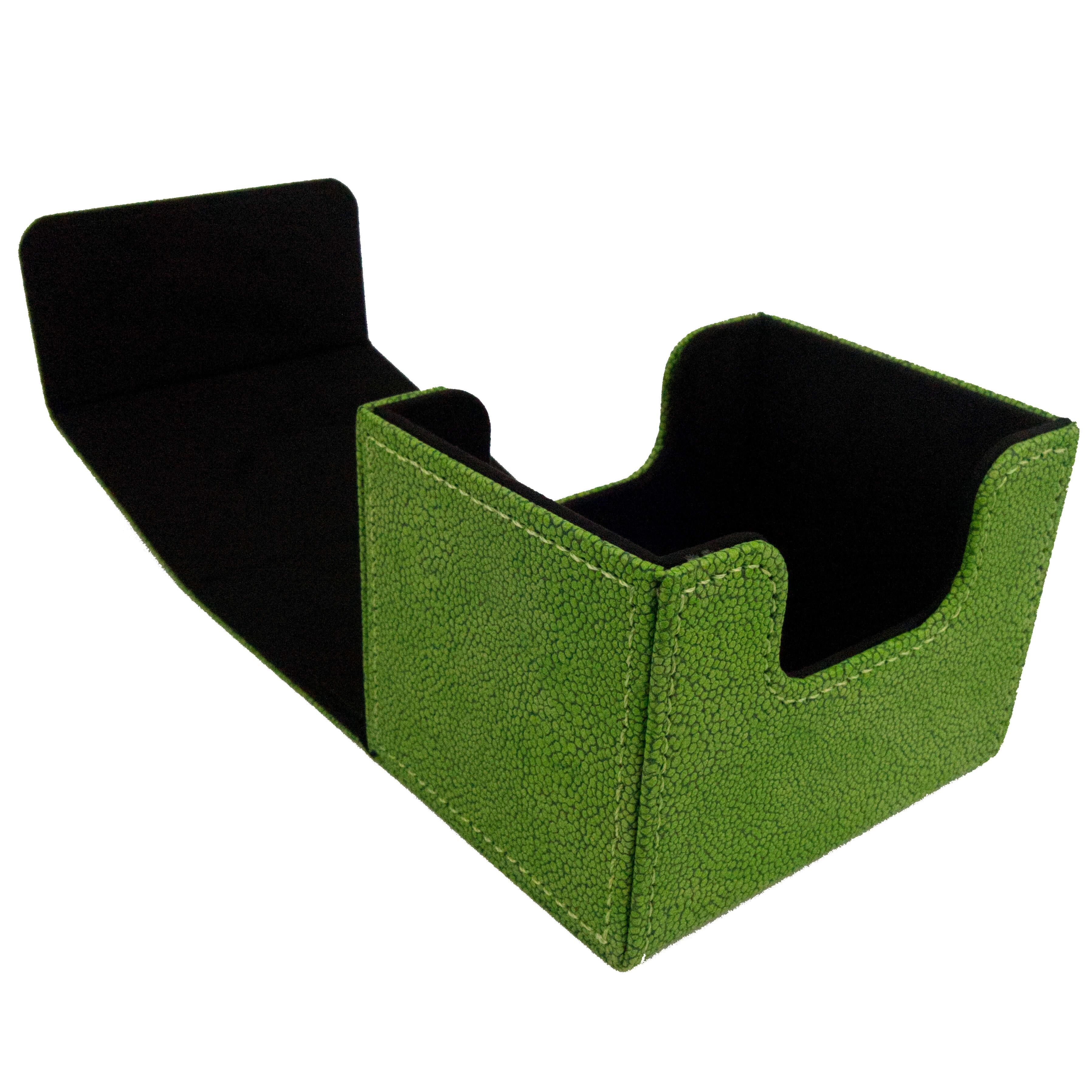Deck Box - Standard Size Cards Side load 100 Card - Scale Green