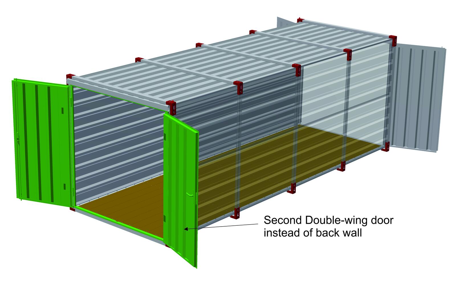 Tunnel Containers & Dual Access Flat Pack Units | Kovobel