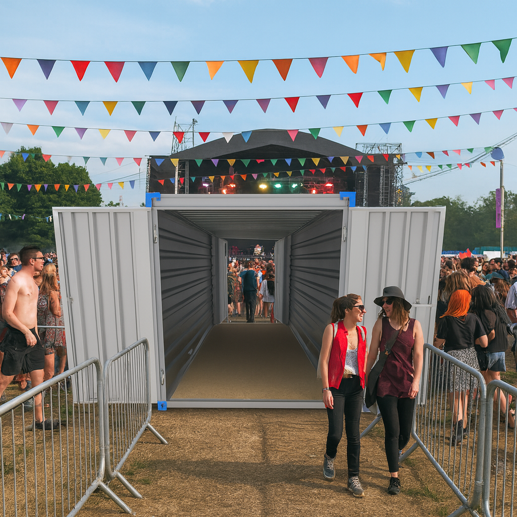 Tunnel Containers & Dual Access Flat Pack Units | Kovobel