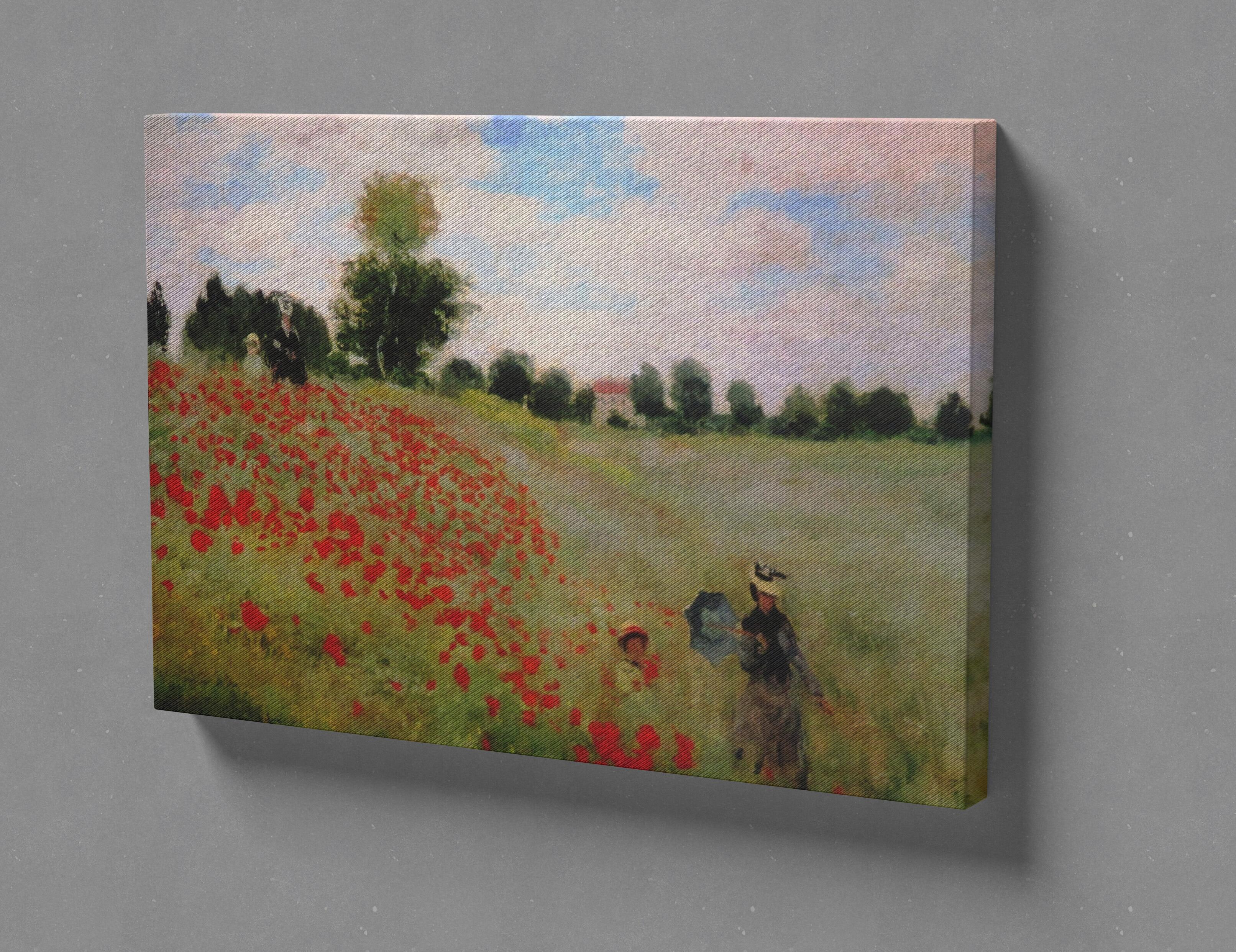 Wild Poppies, near Argenteuil. Claude Monet