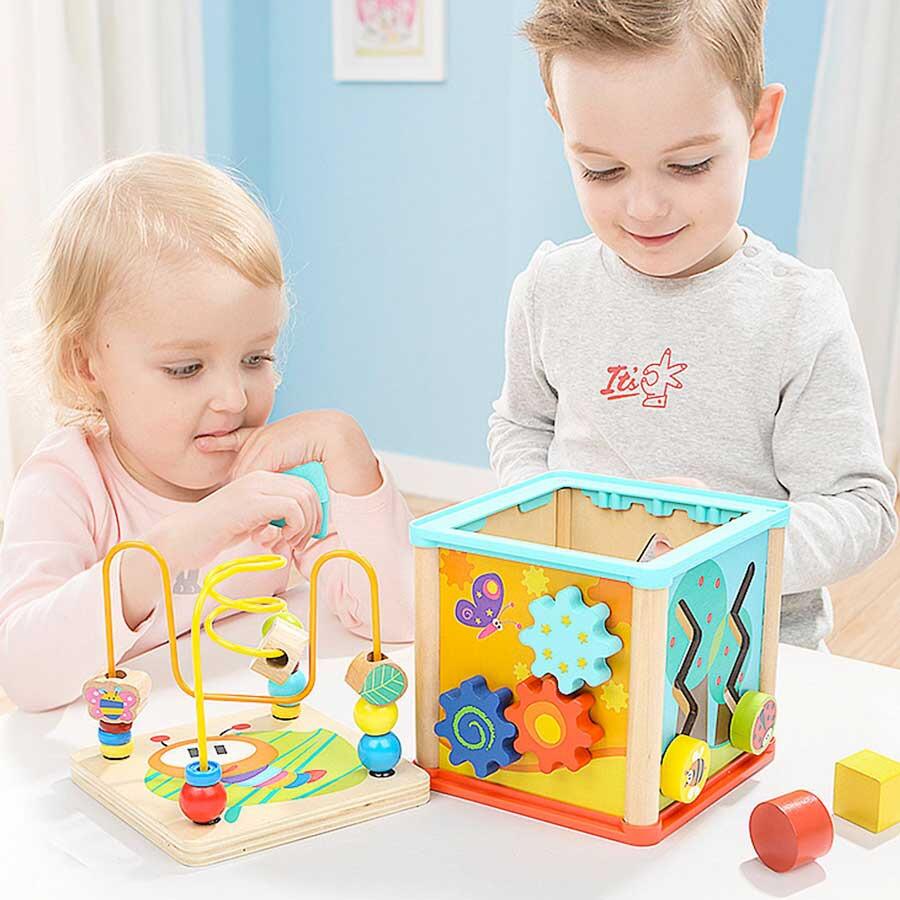 Wooden Activity Cubes