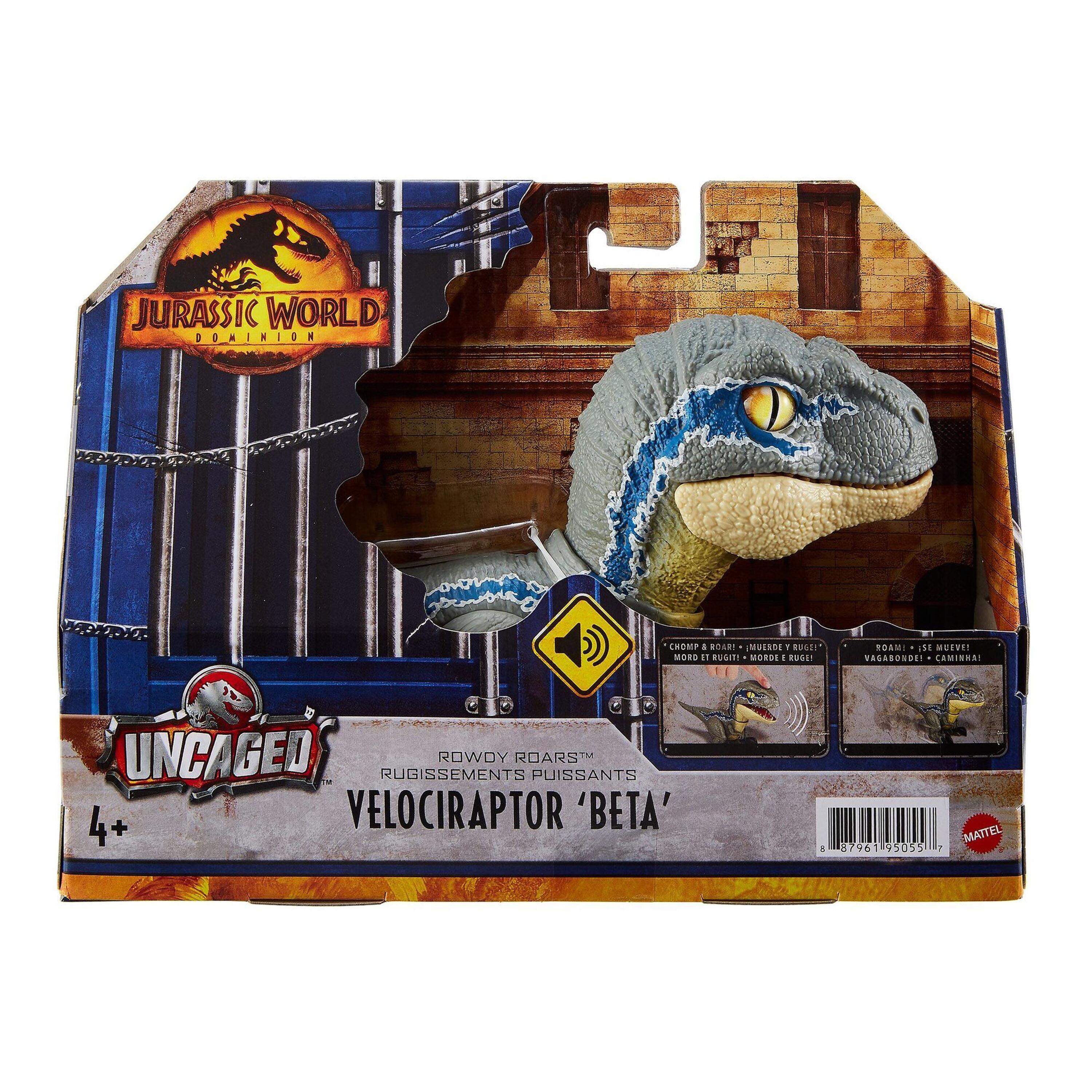 Jurassic World Dominion Uncaged Rowdy Roars Velociraptor Beta | Incy ...