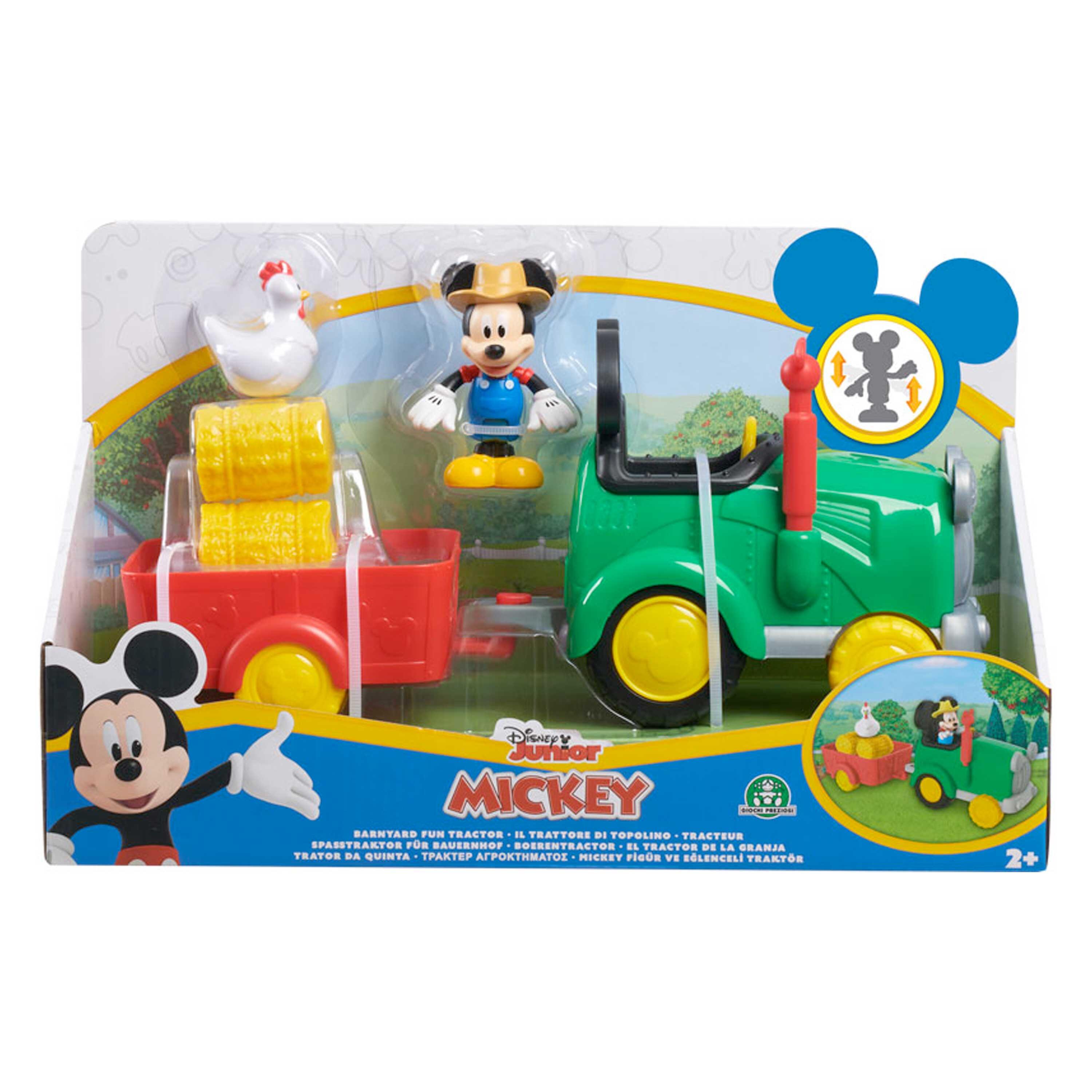 Mickey Mouse Barnyard Fun Tractor / Disney Junior Toys / Incy Wincy Toys