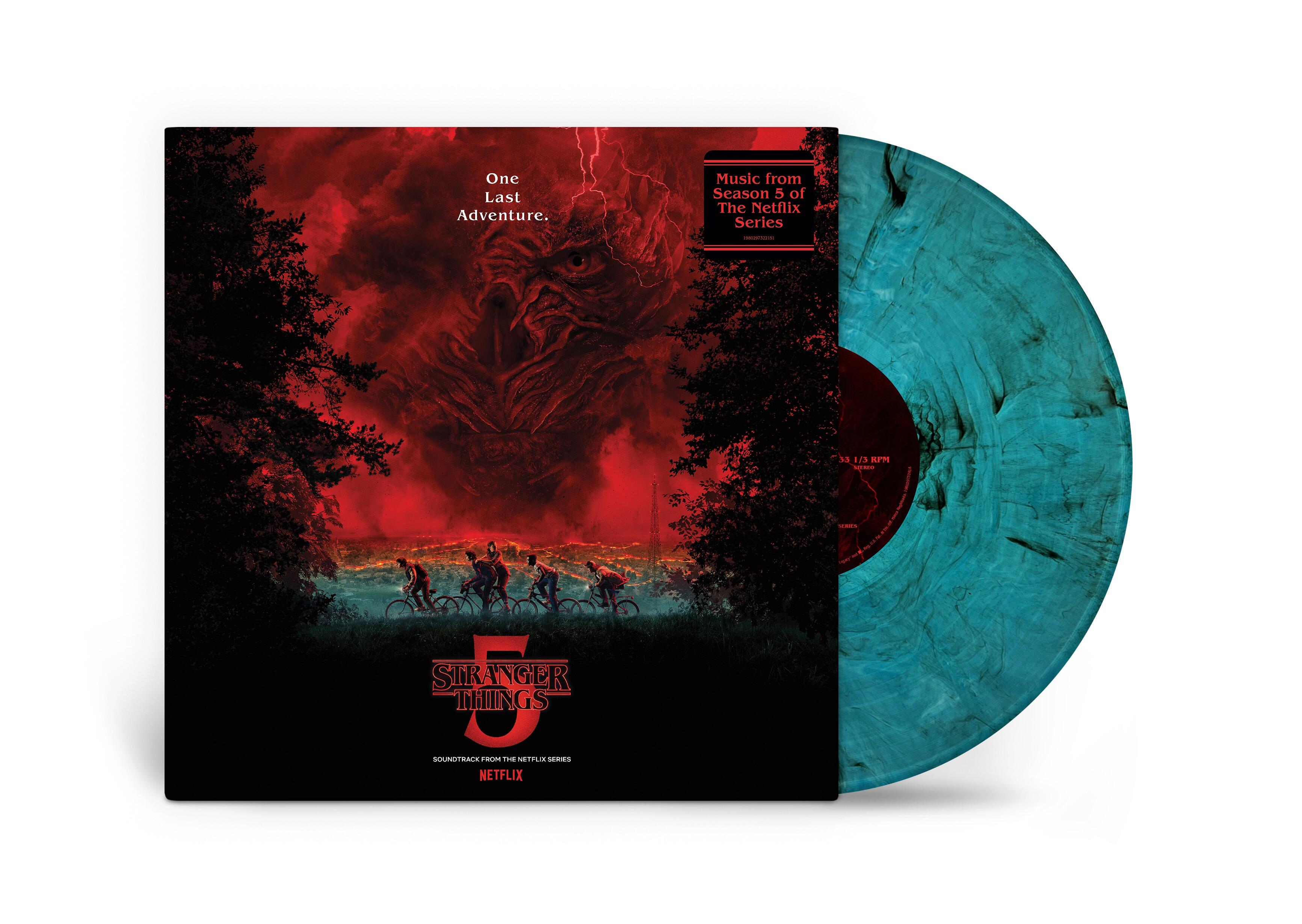 Stranger Things Season 5 Soundtrack Vinyl - Retail Exclusive Sea Blue ...