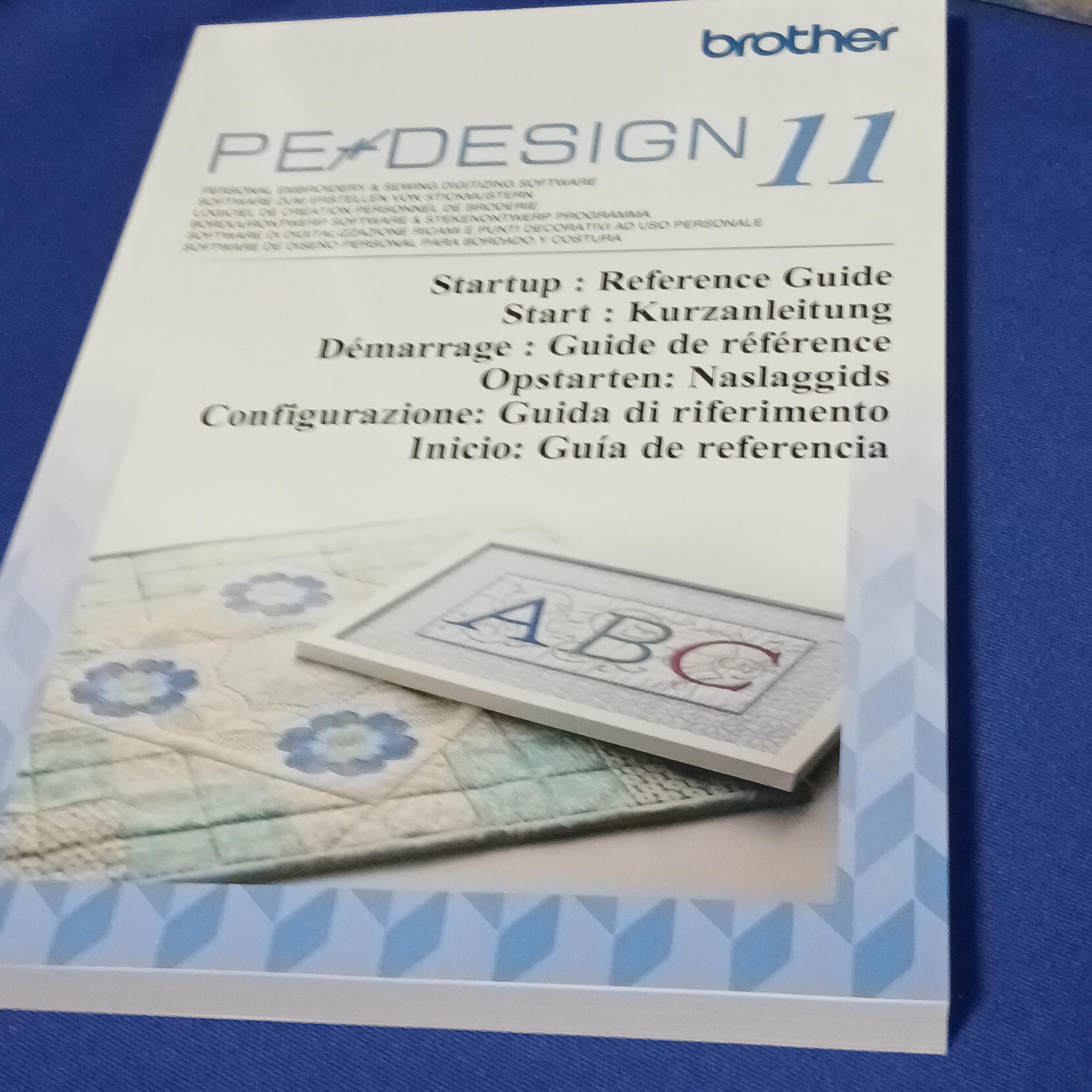 Brother PE Design 11 Embroidery Digitising Software Showroom Display Model