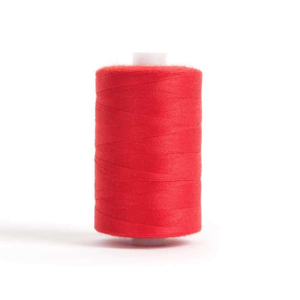 Hemline Sewing and Overlocking Thread 1000m Red 200