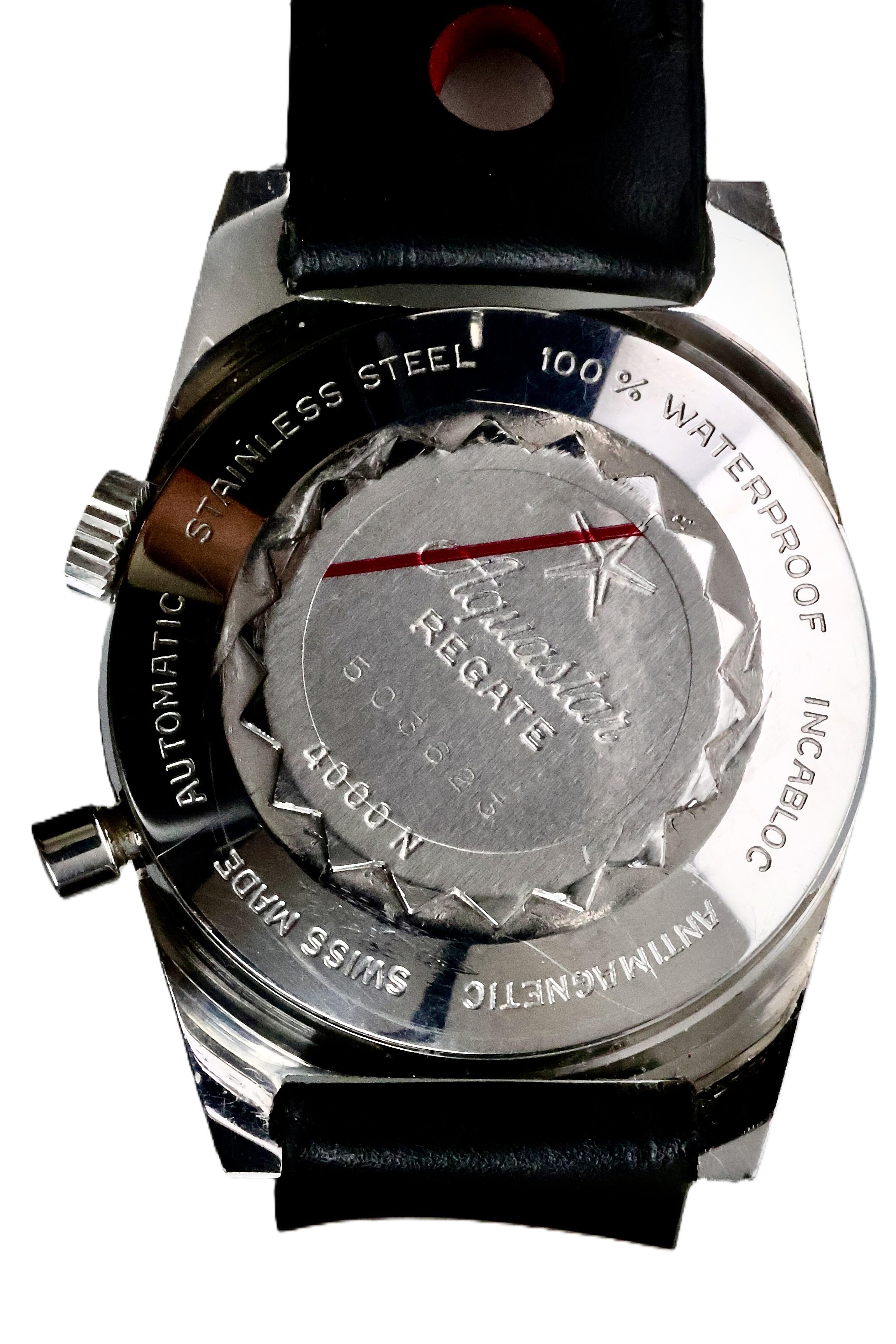 A 1960s Stainless Steel Yacht Racing Timer, Aquastar Regate