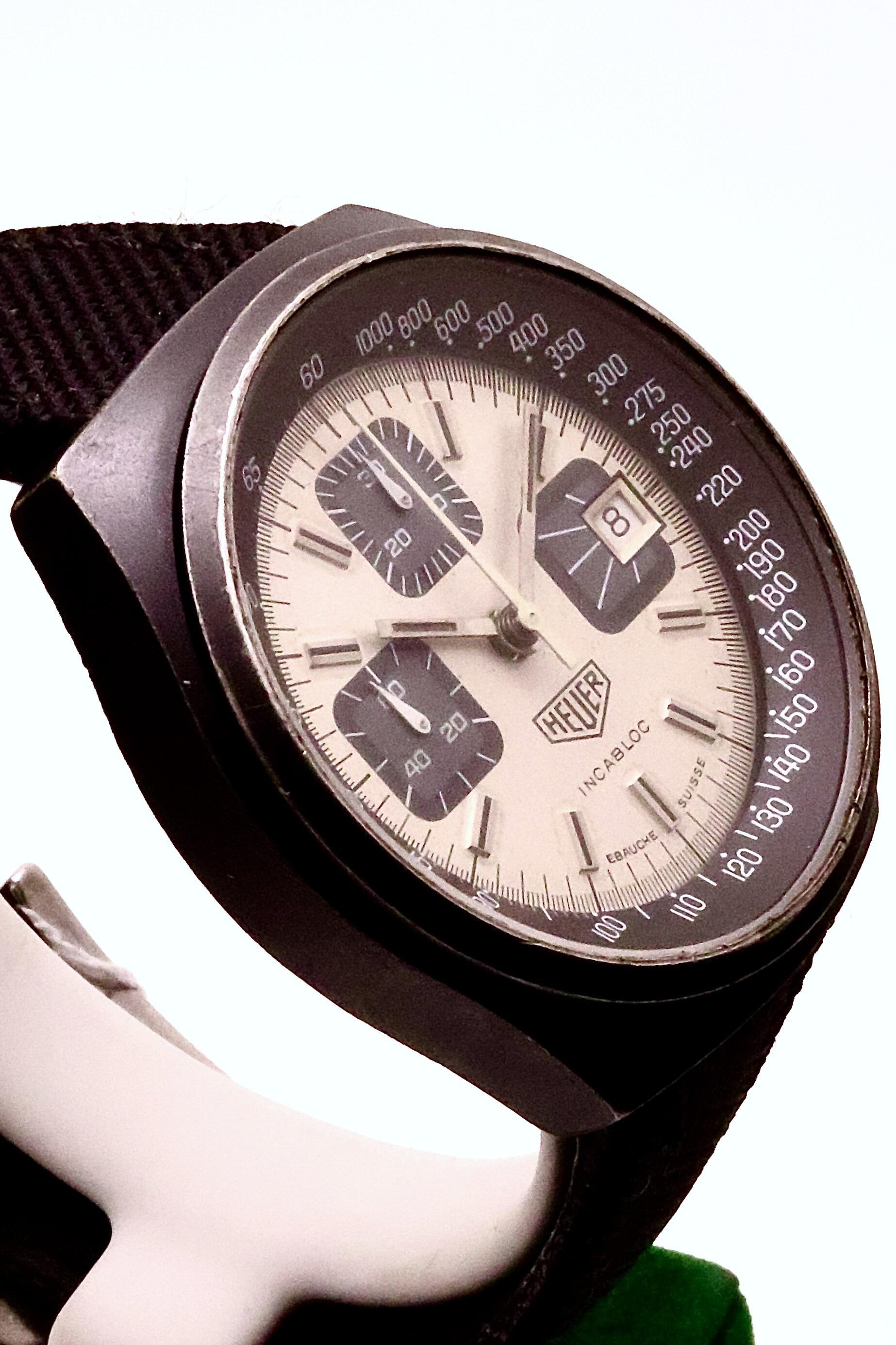 Vintage Heuer chronograph racing formula one