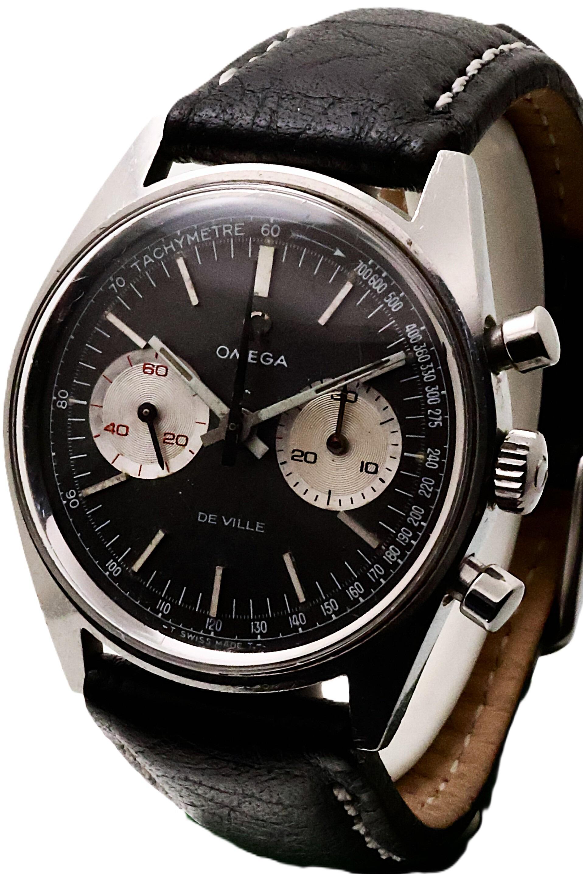 A Stainless Steel Omega DeVille Chronograph Ref. 145017