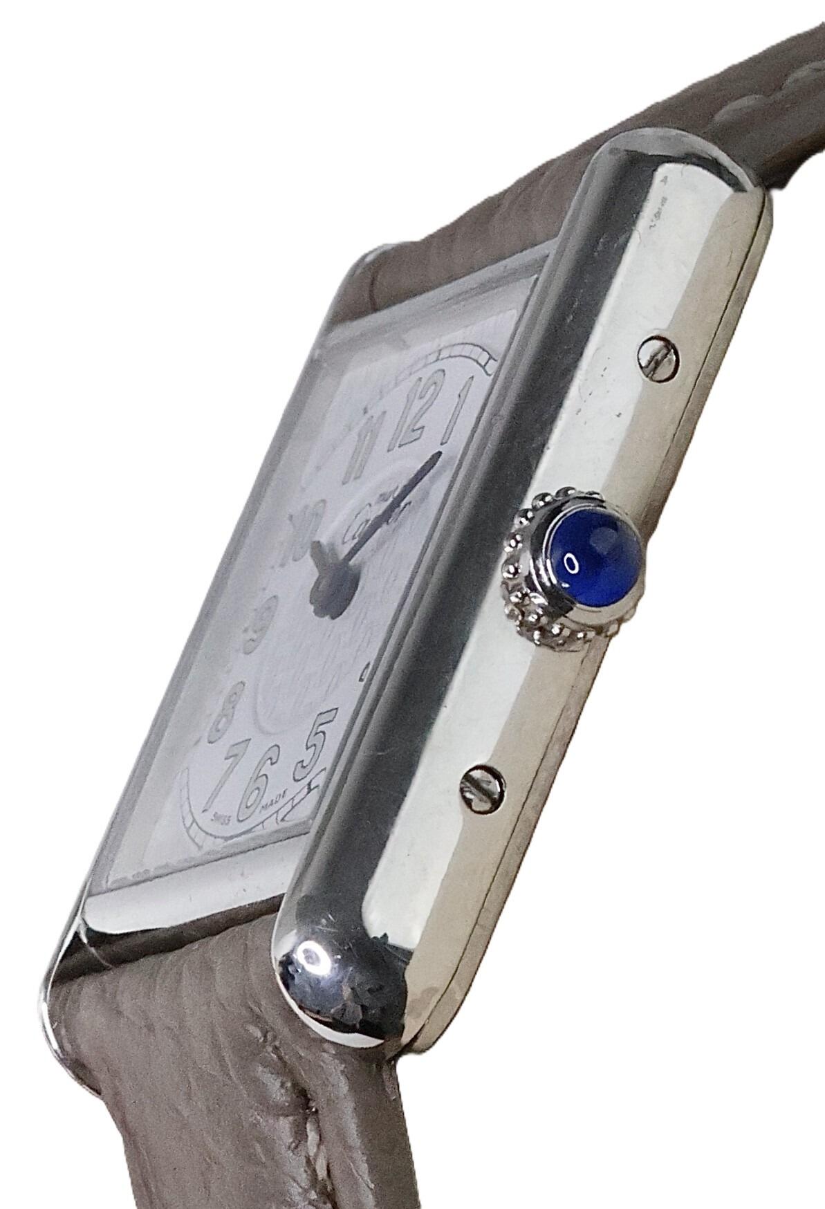 Cartier Ladies Must de Cartier Tank Solid Silver Case