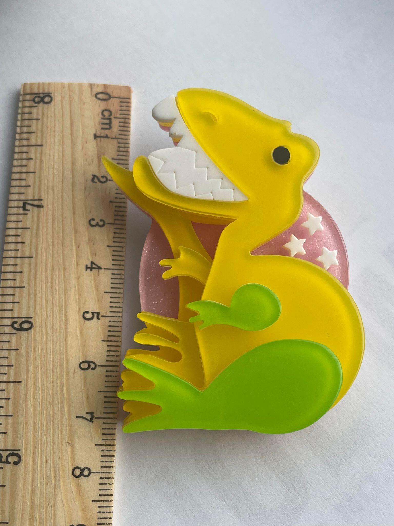 Acrylic T-Rex brooch
