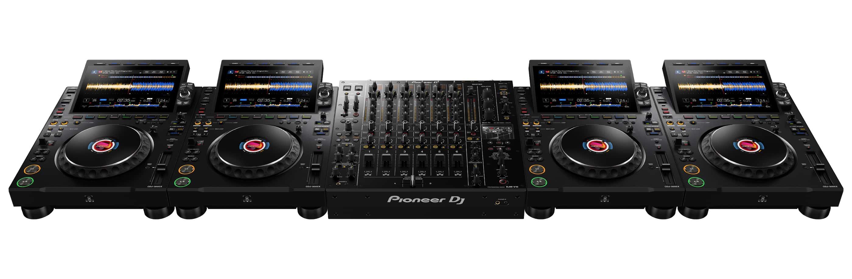 AlphaTheta 4 x CDJ-3000X & DJM-V10 Package