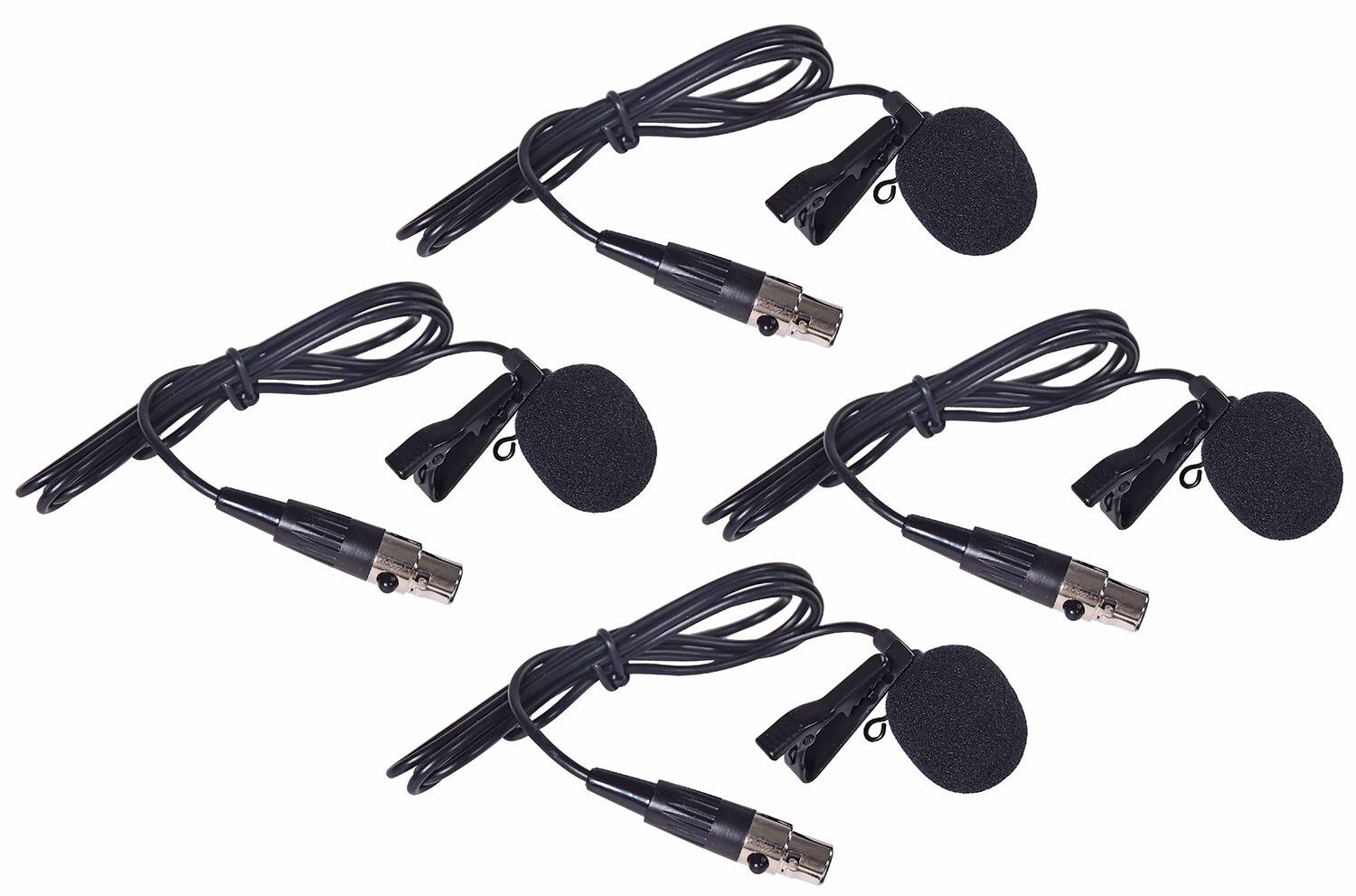 Chord XU4 Quad Bodypack UHF Microphone System