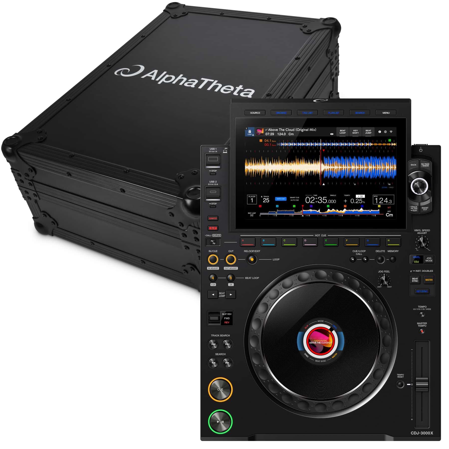 AlphaTheta CDJ-3000X & FLT-3000X Bundle