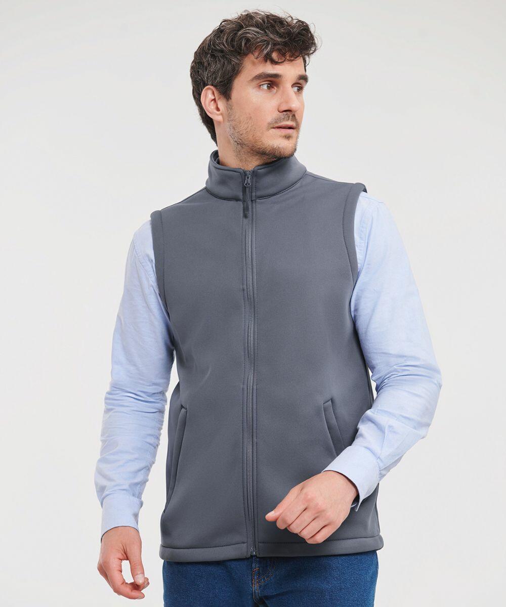 Russell Men's Smart Softshell Gilet - Stylish & Versatile Outerwear