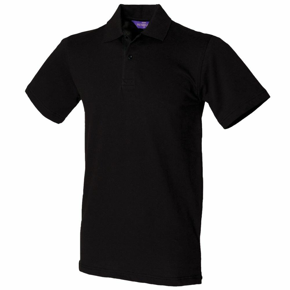 Henbury Men's Stretch Pique Polo Shirt - Comfort & Style Combined