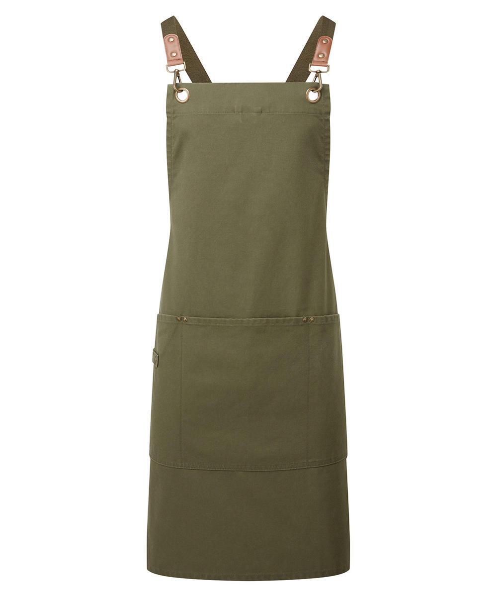Premier Clipn n Clasp cross-back bib apron - PR182