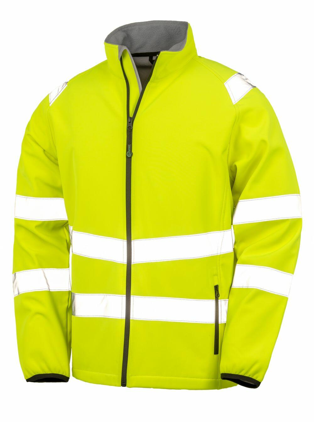 Result Genuine Recycled 2-Layer Printable Safety Softshell Jacket