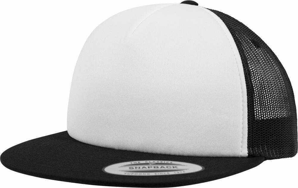 Flexfit Yupoong Foam Trucker Hat - Stylish & Durable White Front
