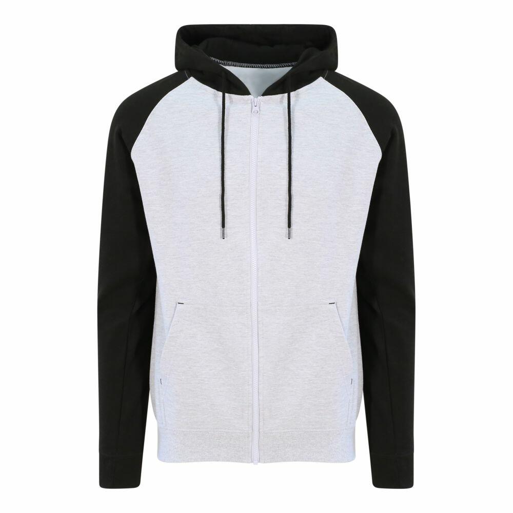 AWDis Just Hoods Baseball Zoodie - Stylish & Comfortable Hooded Wear