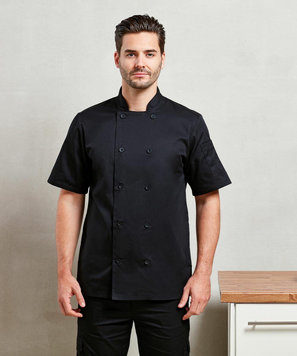 Premier Workwear SS Chefs Jacket - Stylish & Durable Kitchen Apparel