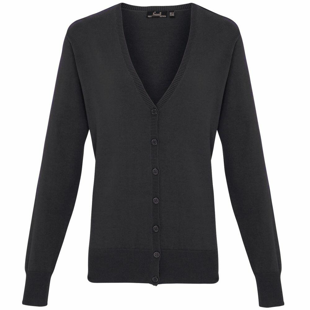Premier Women's Button Through Knitted Cardigan - Stylish & Cozy