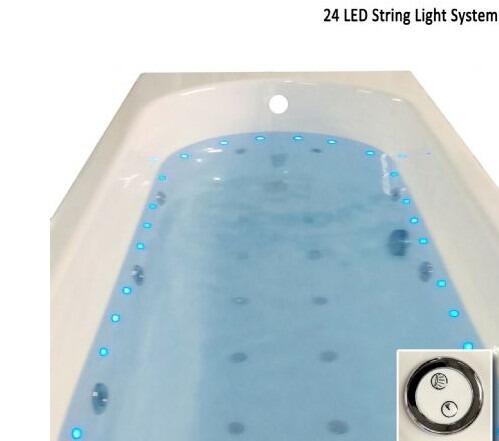 Beaufort Portland 12 Jet Twin Grip 1700 x 750 mm Single Ended Whirlpool ...
